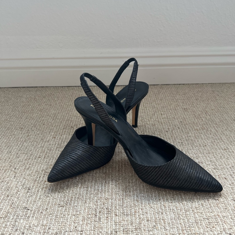 Worn 1x Beautiful Sling Back Pumps - Gem